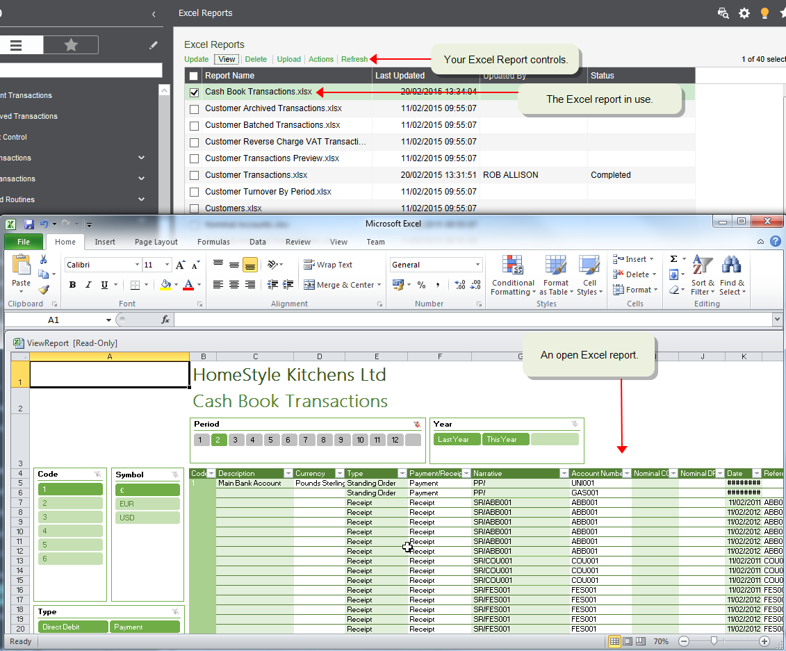 Excel Reports