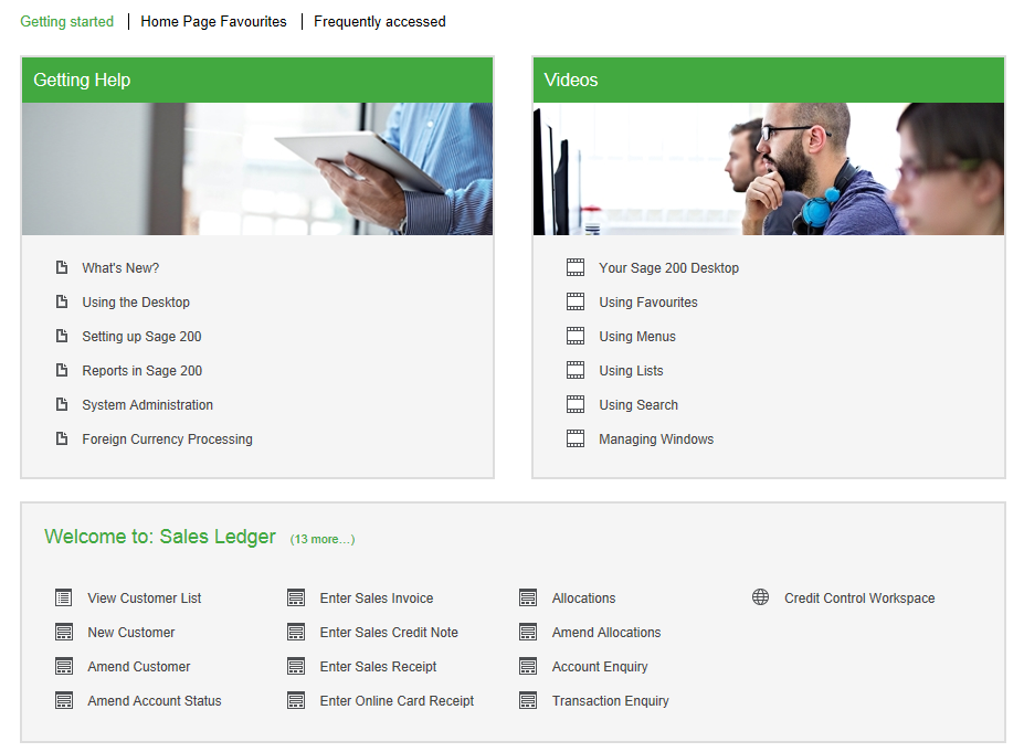 Set your own Home page