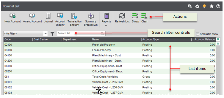 How to use desktop lists
