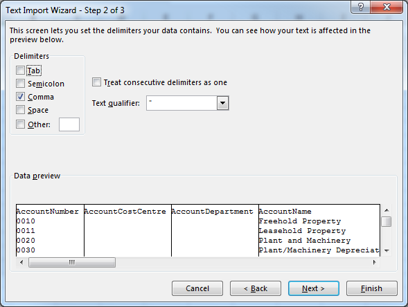 How to edit CSV import files in Excel