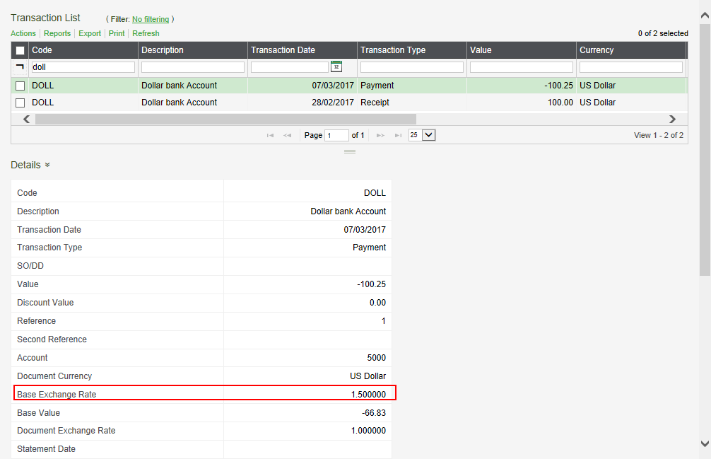 Correct a transaction entered for the wrong bank account