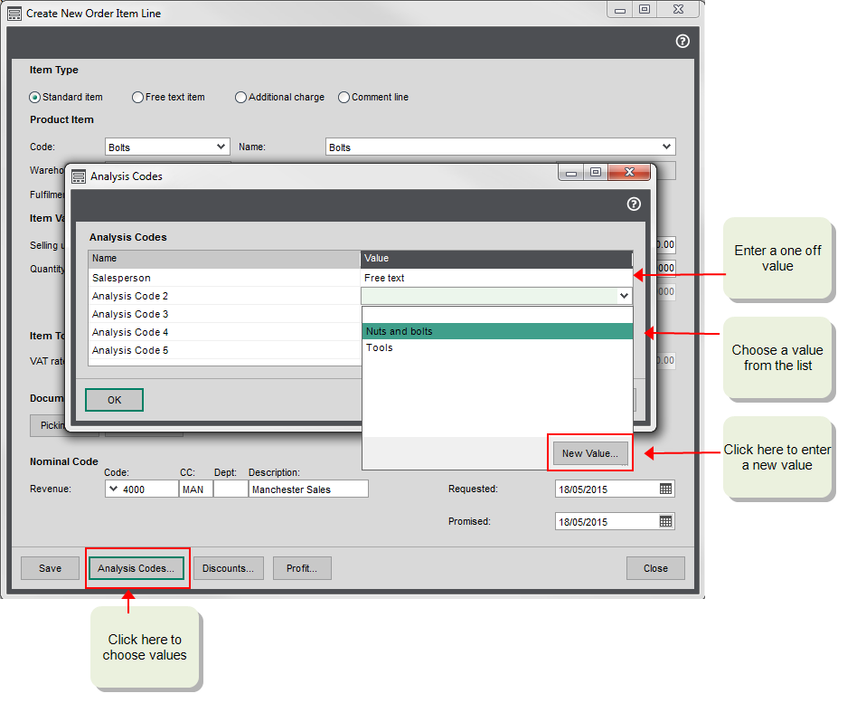 Set up analysis codes