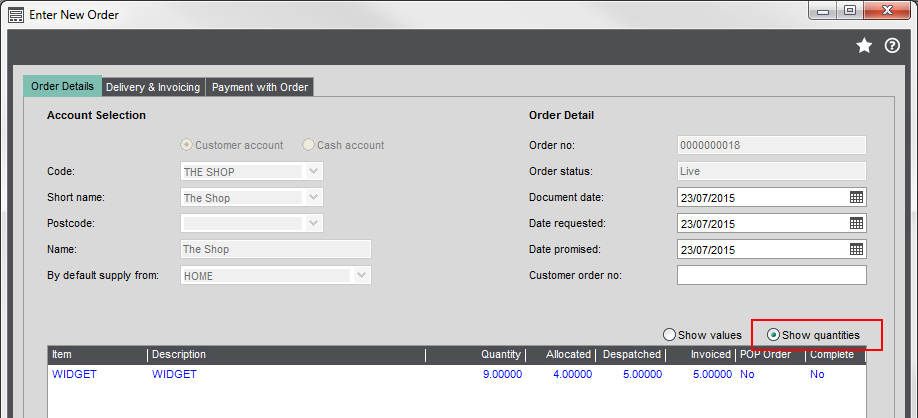 My invoice includes lines from cancelled invoices